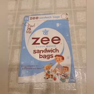 Zee | Other | Zee Waxed Sandwich Bags Vintage 5s 5875 | Poshmark
